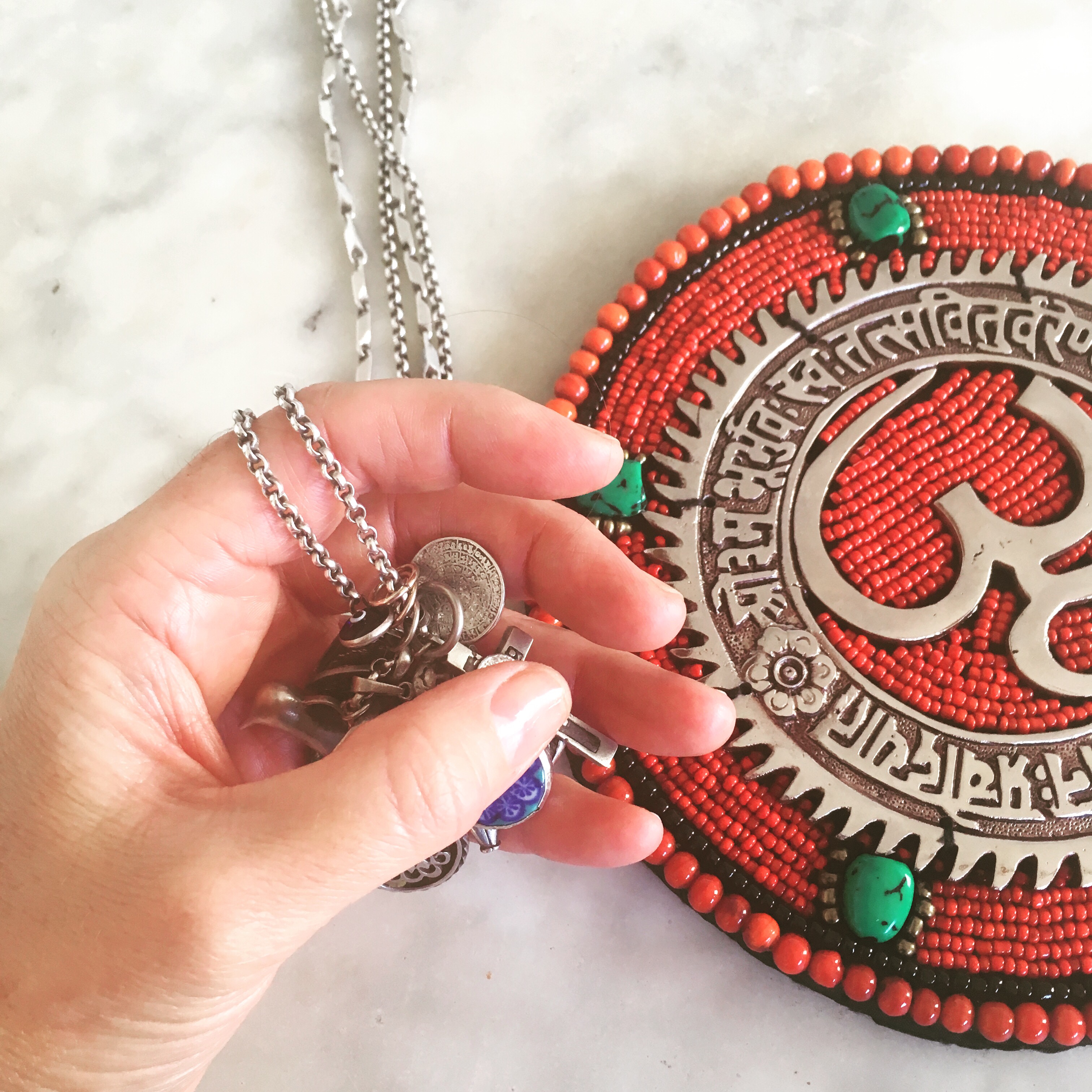 Try this. Look down at your hand. | Meaghan Wilson Anastasios